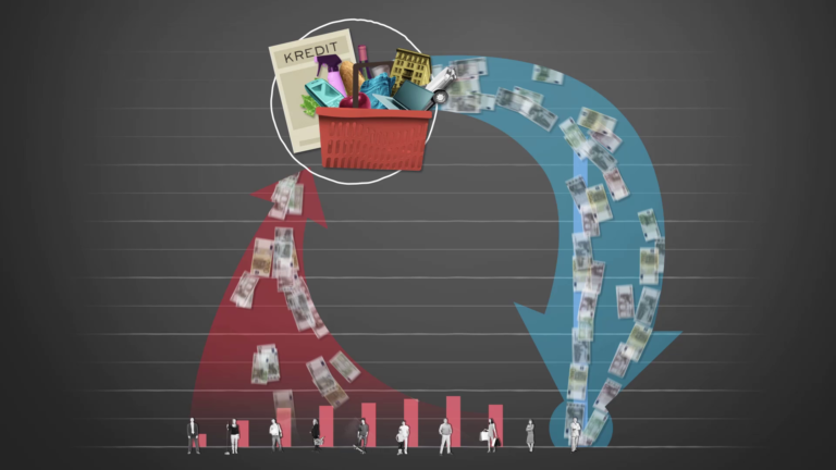 The money system causes a systematic redistribution of wealth to the ...